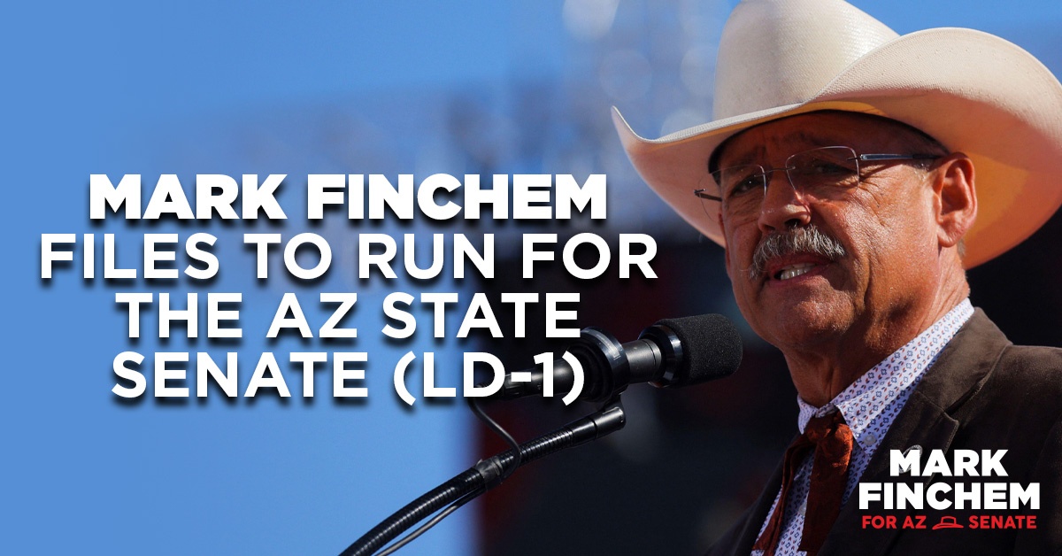 Senator Mark Finchem - Mark Finchem Files To Run For Arizona State ...