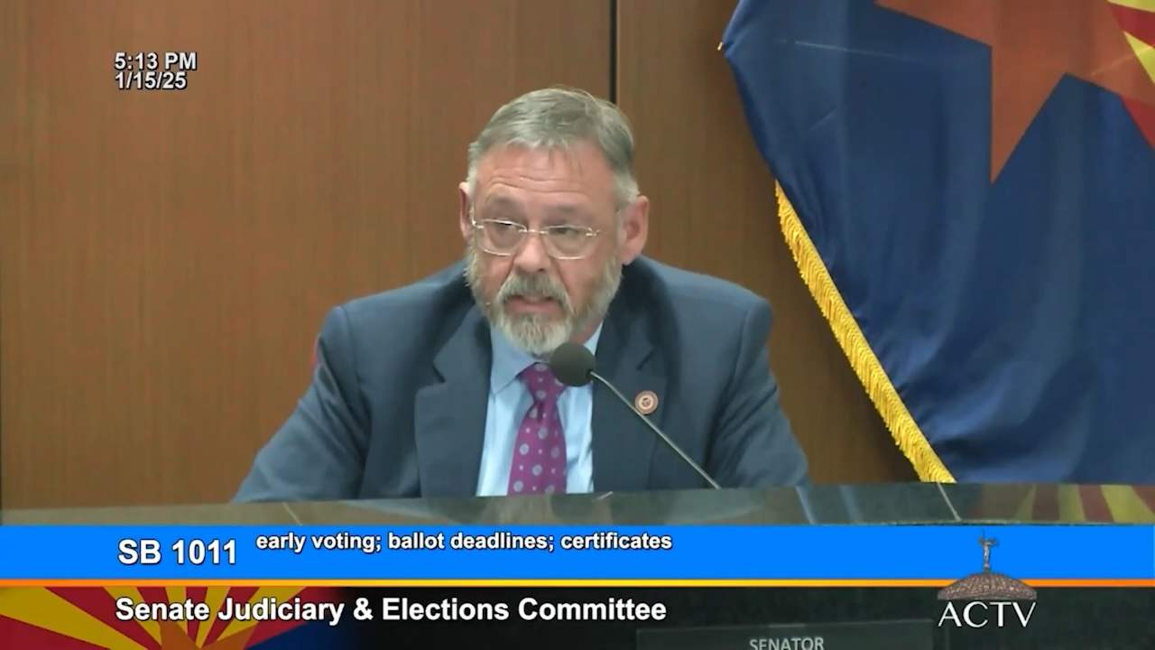 Senator Mark Finchem - Sen. Finchem Backs SB1011, Defends Ballot ...